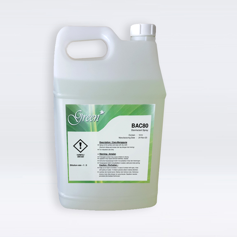 BAC80 Disinfectant Spray (NON-ALCOHOL BASE) - JC Synergy International ...