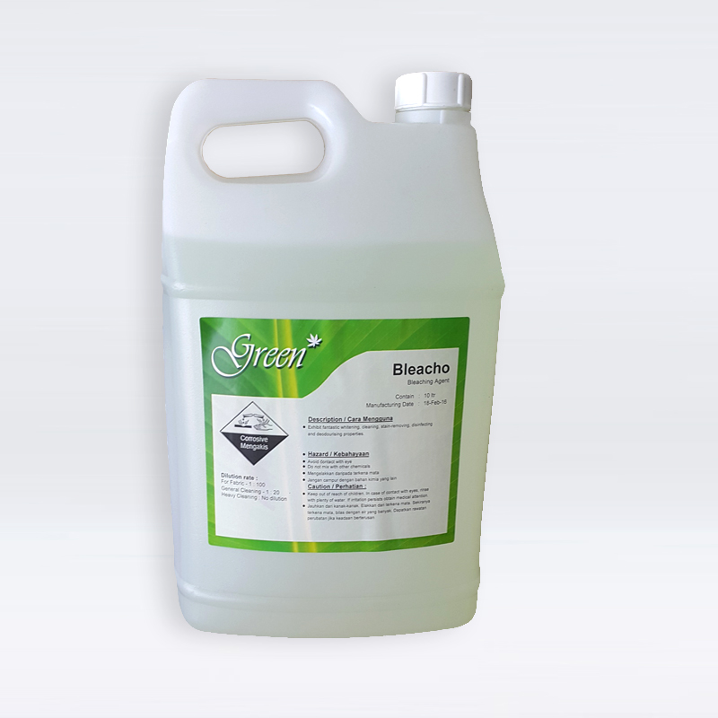 Bleacho 10 ltr - JC Synergy International - Laundry Care Cleaning ...